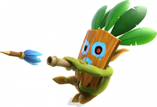 Goblin com Dardo - Wiki da Carta | Clash Royale Dicas