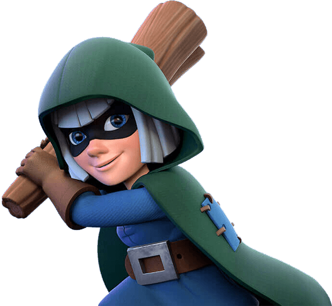 Bandida - Wiki da Carta | Clash Royale Dicas