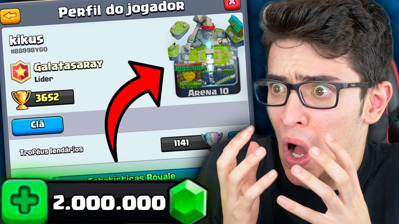 O JOGADOR MAIS NOOB DA HISTÓRIA DO CLASH ROYALE? - Flakes Power | Clash ...