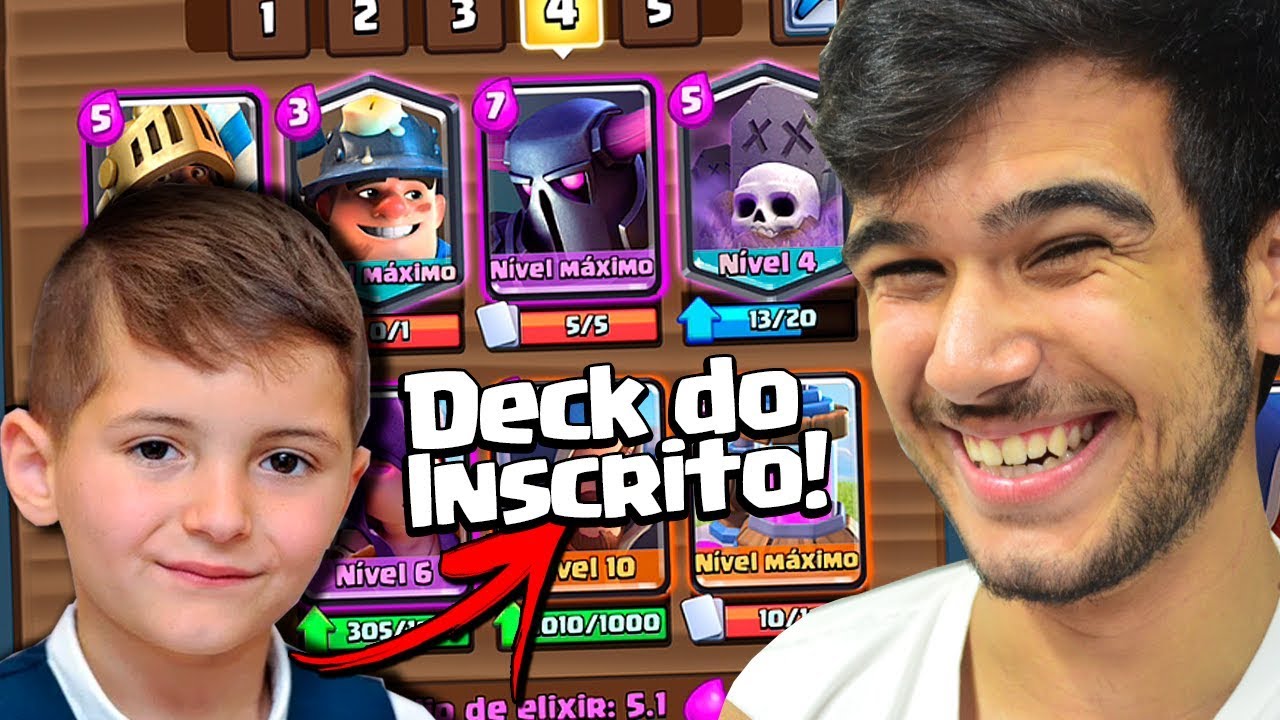 USEI O DECK DE UM INSCRITO PELA PRIMEIRA VEZ NO CLASH ROYALE E TIVE UMA ... USEI O DECK DE UM INSCRITO PELA PRIMEIRA VEZ NO CLASH ROYALE E TIVE UMA ...