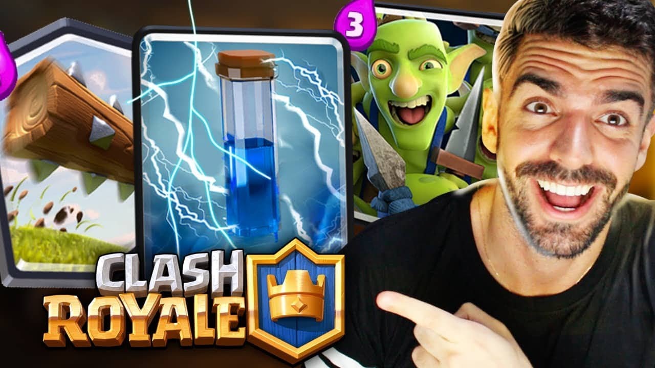 NOVO DECK ZAP BAIT + LOG BAIT NO CLASH ROYALE! - Well Played | Clash ...