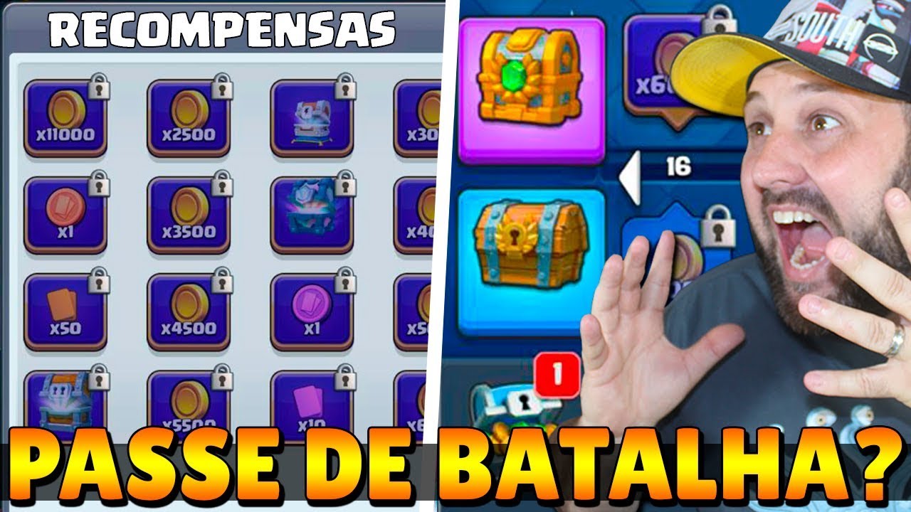 PASSE DE BATALHA NO CLASH ROYALE? EMOTES GRÁTIS E NOVOS BAÚS NO NOVO ...