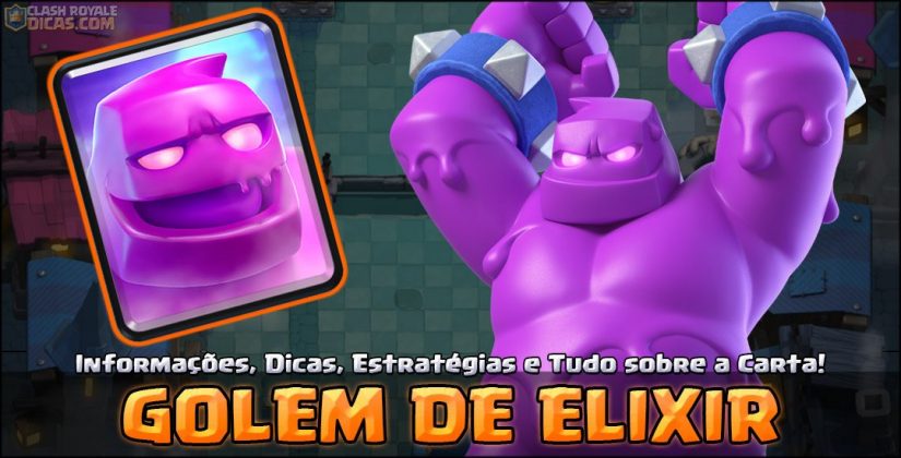Golem de Elixir - Wiki da Carta | Clash Royale Dicas