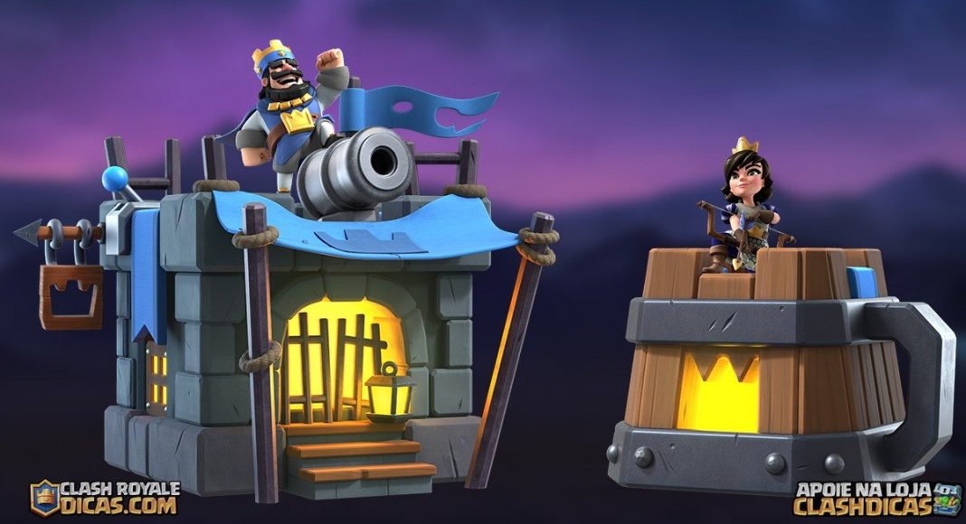🎁 Códigos e Links de Recompensas Grátis do Clash Royale: Skins de Torre ...