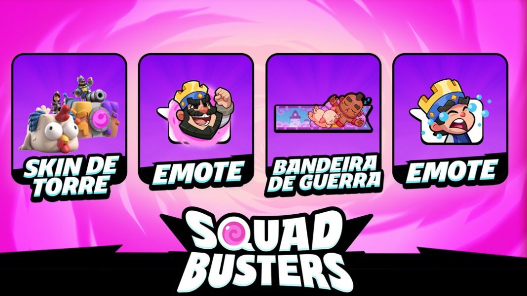Skin de Torre Grátis, Emotes e Mais: Pré-Registro de Squad Busters ...
