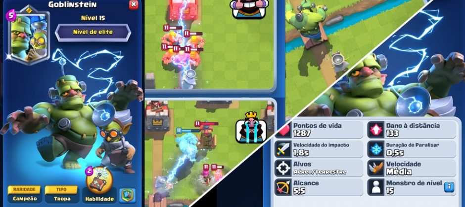 Novo Campeão Revelado: Conheça o Goblinstein | Clash Royale Dicas
