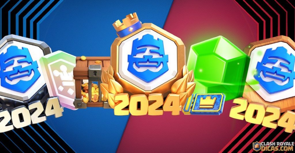 Emblemas, Fichas, Curingas e Gemas Grátis - Recompensas das Finais da CRL 2024 | Clash Royale Dicas