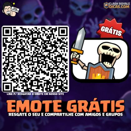 Emote GRÁTIS do Esqueleto Guerreiro Batendo Escudo 🗨️⚔️ – Resgate por ...